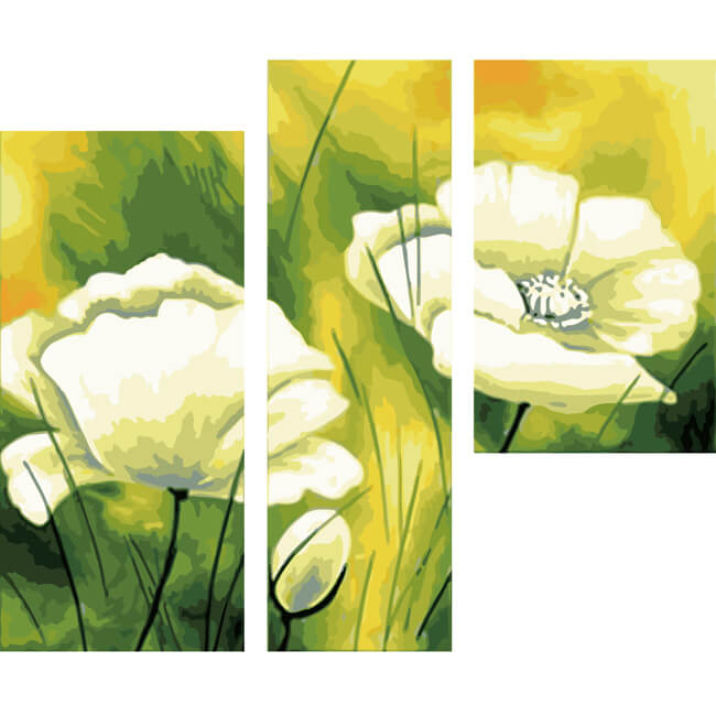 malen-nach-zahlen-triptychon-blumen-dy-128