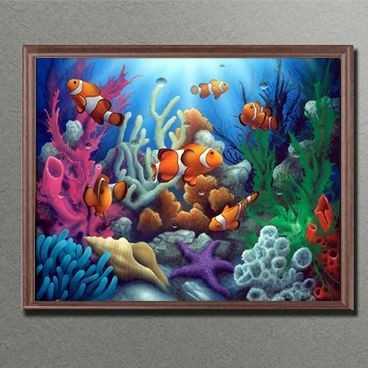 Malen nach Zahlen Meer Korallenriff