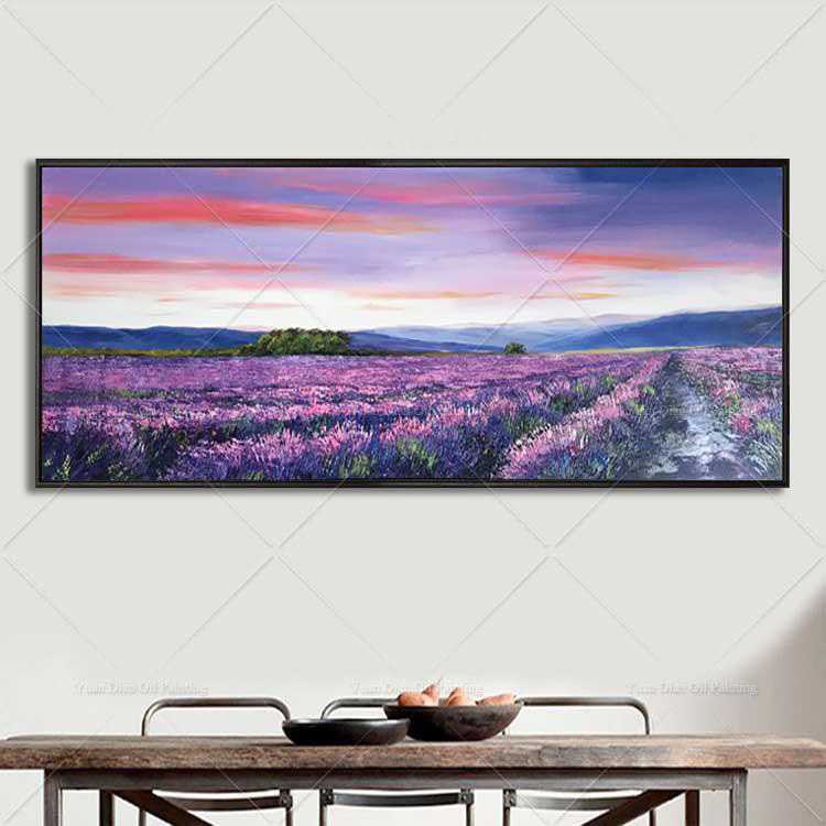 Malen nach Zahlen Lavendelfeld