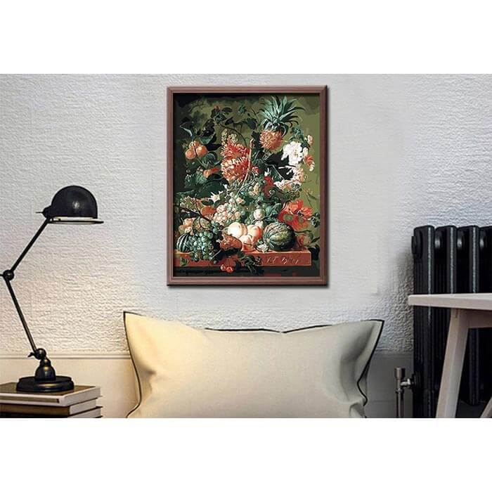 Malen nach zahlen stillleben obst