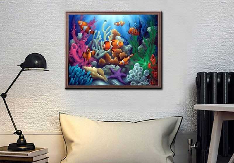 Malen nach Zahlen Meer Korallenriff