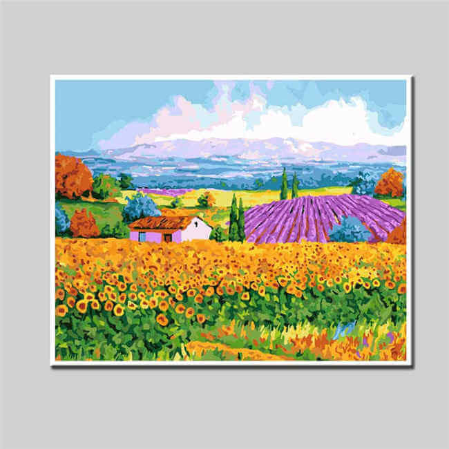 Malen-nach-Zahlen-Felder Landwirtschaft