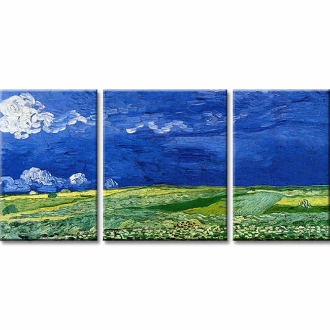 Malen nach Zahlen Landschaft Idylle - 3-teilig (Triptychon)-SS-100-3-t